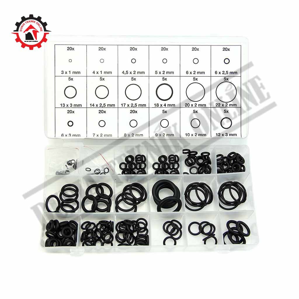 Jual Oring Seal Set 225 PCS Karet Rubber O Ring Kit Set | Shopee Indonesia