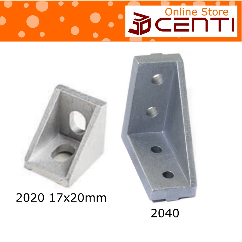 Jual L Shaped Corner 2020 2040 Joint Angle Bracket aluminium profile ...