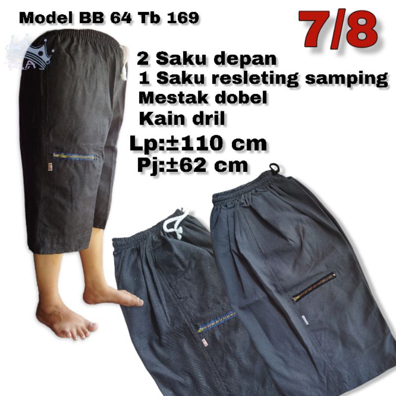 Jual Kolor 7/8 Mestak Ganda Saku Resleting Bahan Dril.HT | Shopee Indonesia