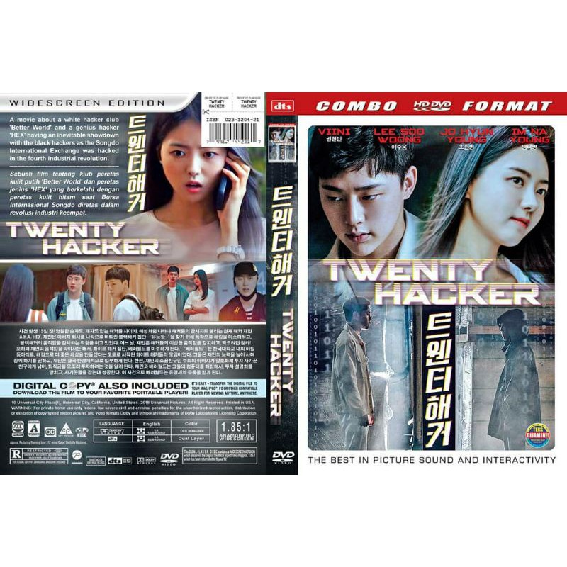 Jual dvd Twenty Hacker {OD DTS R1} {Korean, action, crime} {Kwon Hyeon Bin, Lin Na Young, Lee ...