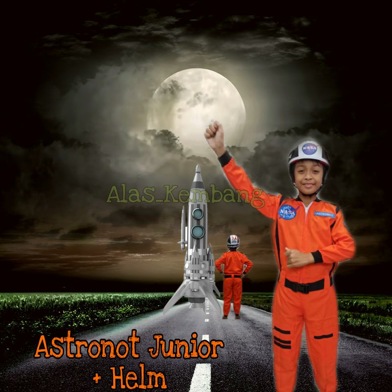 Jual BAJU KOSTUM ASTRONOT NASA + HELM BOGO | Shopee Indonesia