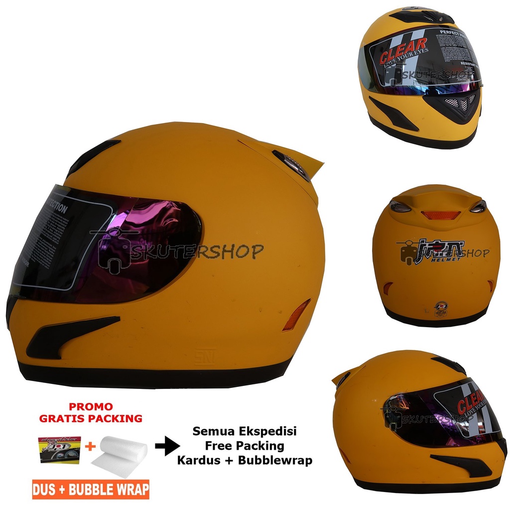 Jual Helm Full Face Brand JPN Jap Style SNI Racing Sport Balap MotoGP ...