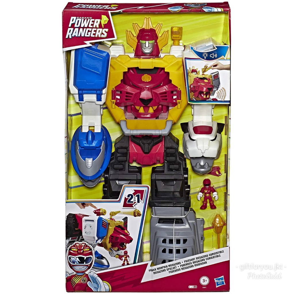 Jual Power Rangers Power Morphin Megazord Mainan Robot Original ...