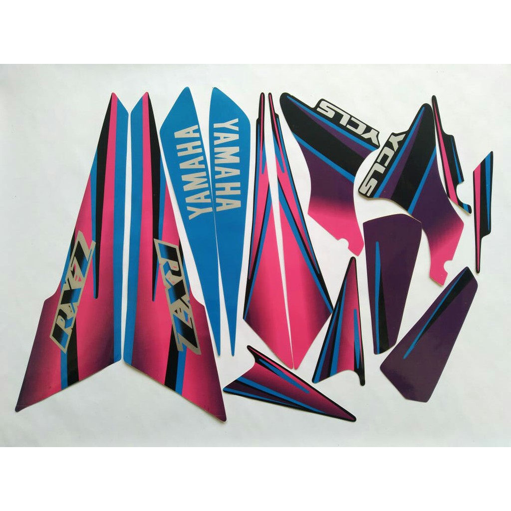 Jual stiker striping yamaha rx z 98 merah | Shopee Indonesia