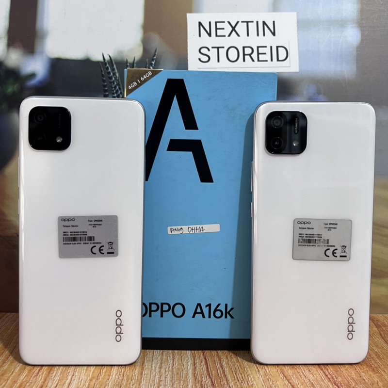 Jual OPPO A16K 4/64 SECOND FULLSET | Shopee Indonesia