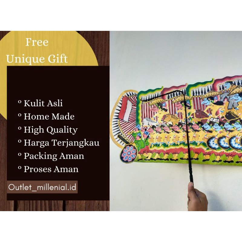 Jual Wayang Kulit Rampokan Alusan Standar Dalang | Shopee Indonesia