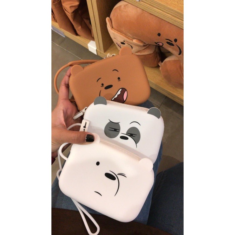 Jual MINISO X WE BARE BEARS! 3WRN. SILLICONE COIN PURSE WBB. Dompet ...