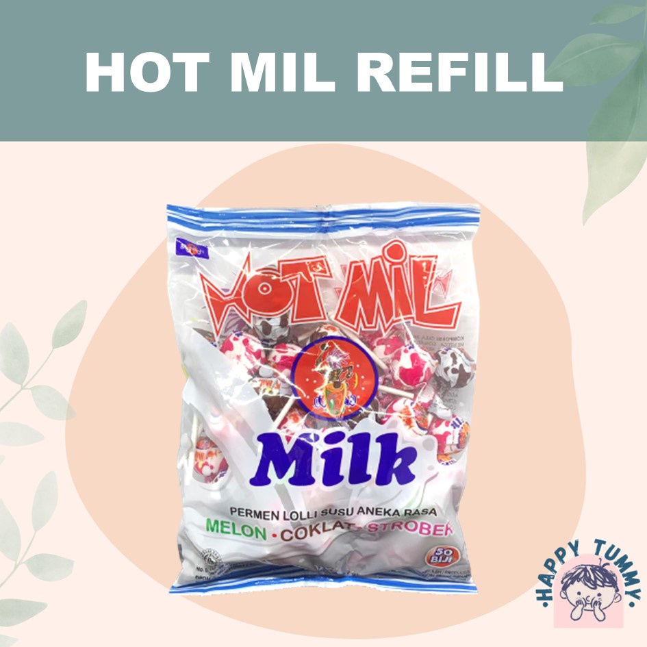 Jual Hotmil Milk Refill 50. permen lollipop. PAK | Shopee Indonesia