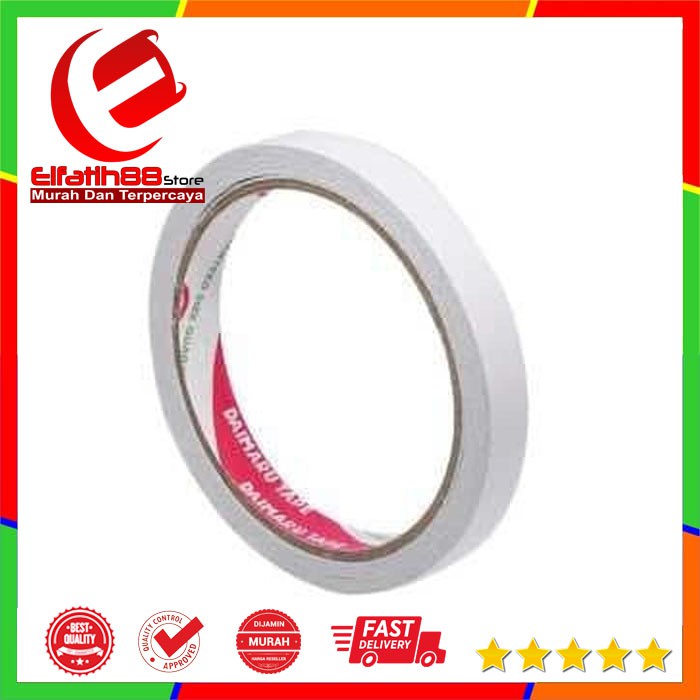 Jual Double Tape Daimaru 1/2 inch - Doubletip | Shopee Indonesia
