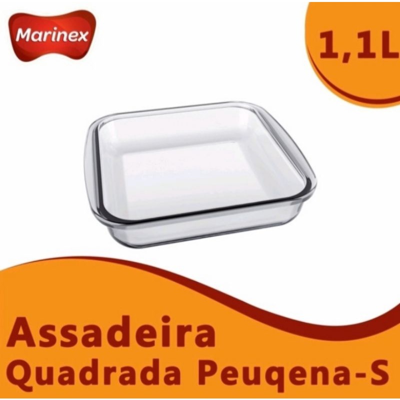 Jual LOYANG KACA SEGI MARINEX ROOSTER 1.1L/MARINEX SMALL SQUARE/PIRING ...