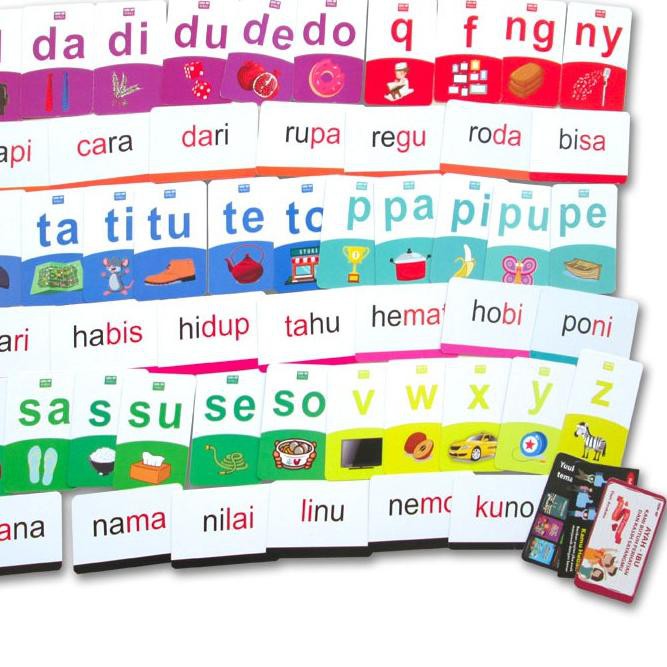 Jual NTD (KD) Early Learning Flash Cards Hijaiyah, Warna Bentuk Profesi, Alam Kendaraan, Membaca ...
