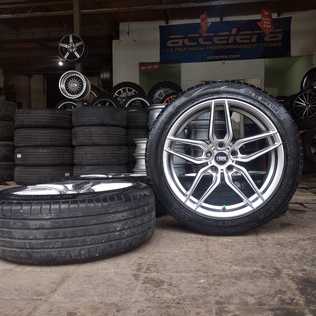 Jual VELG SEKEN COPOTAN MOBIL MODEL HSR TULO RING 18 LEBAR 8 PCD 5X114,3 COCOK UNTUK INOVA BRV ...