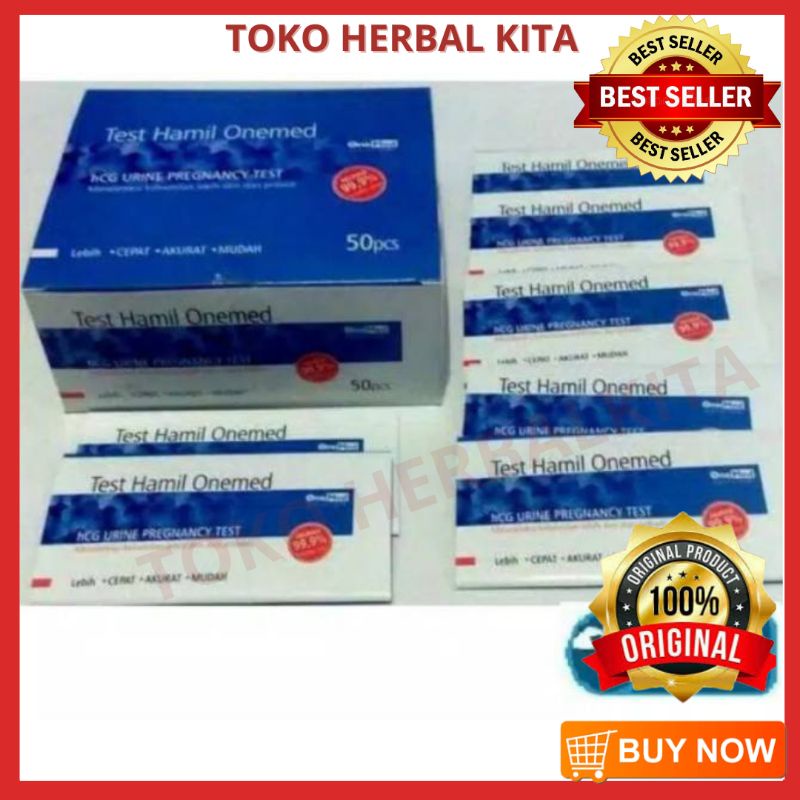Jual Alat Test Tes Pack Testpack Kehamilan Hamil Strip Uji Onemed ...