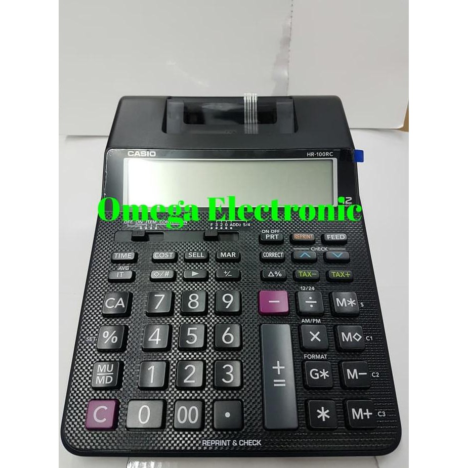 Jual CASIO PRINTING CALCULATOR HR-100TM - KALKULATOR KASIR PRINTER ...