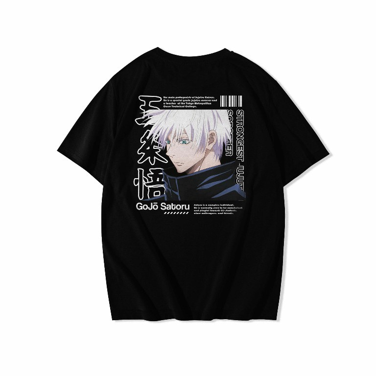 Jual Kaos Gojou Satoru Anime Jujutsu Kaisen Streetwear Baju Gojo T ...