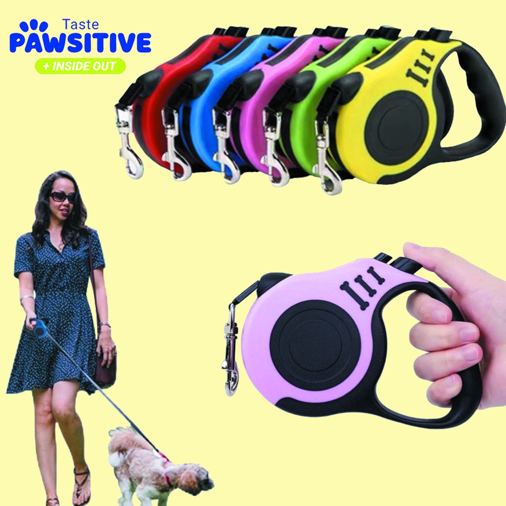 Jual Tali Tuntun Hewan Retractable Dog Leash Anjing 3 Fleksibel dan ...
