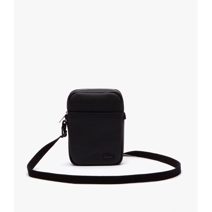 Jual Lacost Sling Bag Small PVC Black Original | Shopee Indonesia