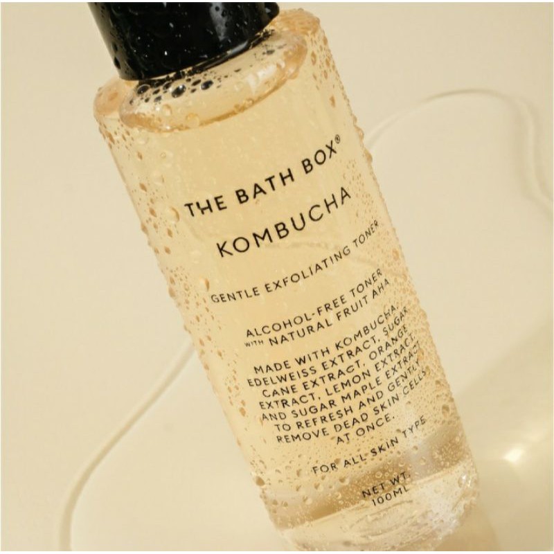 Jual THE BATH BOX Kombucha Exfoliating Toner (Dengan Fruit AHA, Natural ...
