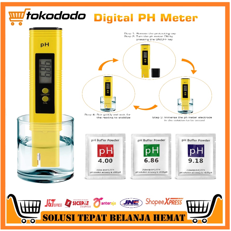 Jual Alat Ukur Air Hidroponik pH Meter ATC Pen Type PH-02 DaN PH-09 | Shopee Indonesia