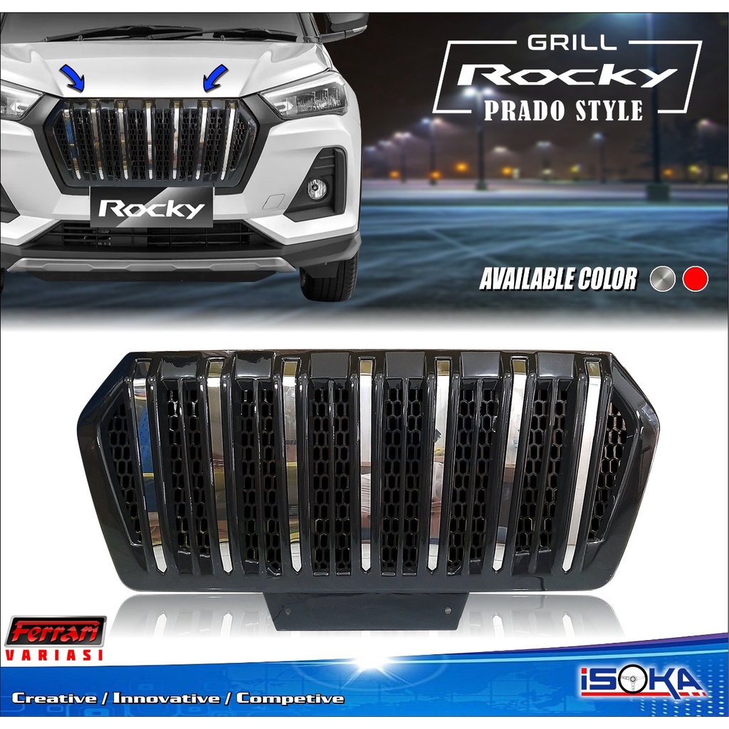 Jual grill model apollo mobil daihatsu Rocky list chrome Ferrari ...
