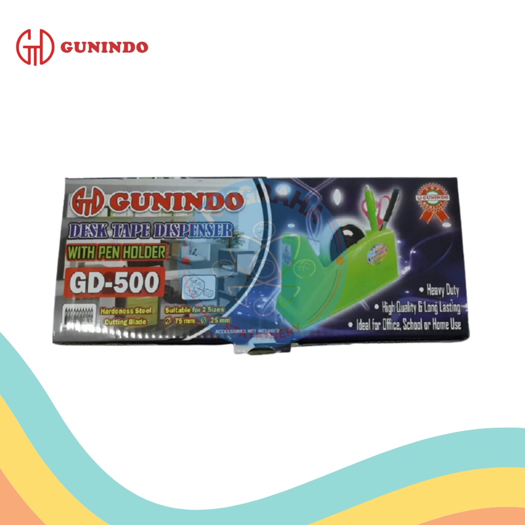 Jual TAPE DISPENSER GUNINDO GD-500 (1 PCS) | Shopee Indonesia