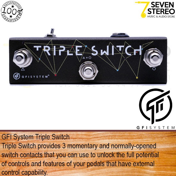 Jual GFI System Triple Switch 3-Button AUX Switchbox | Shopee Indonesia