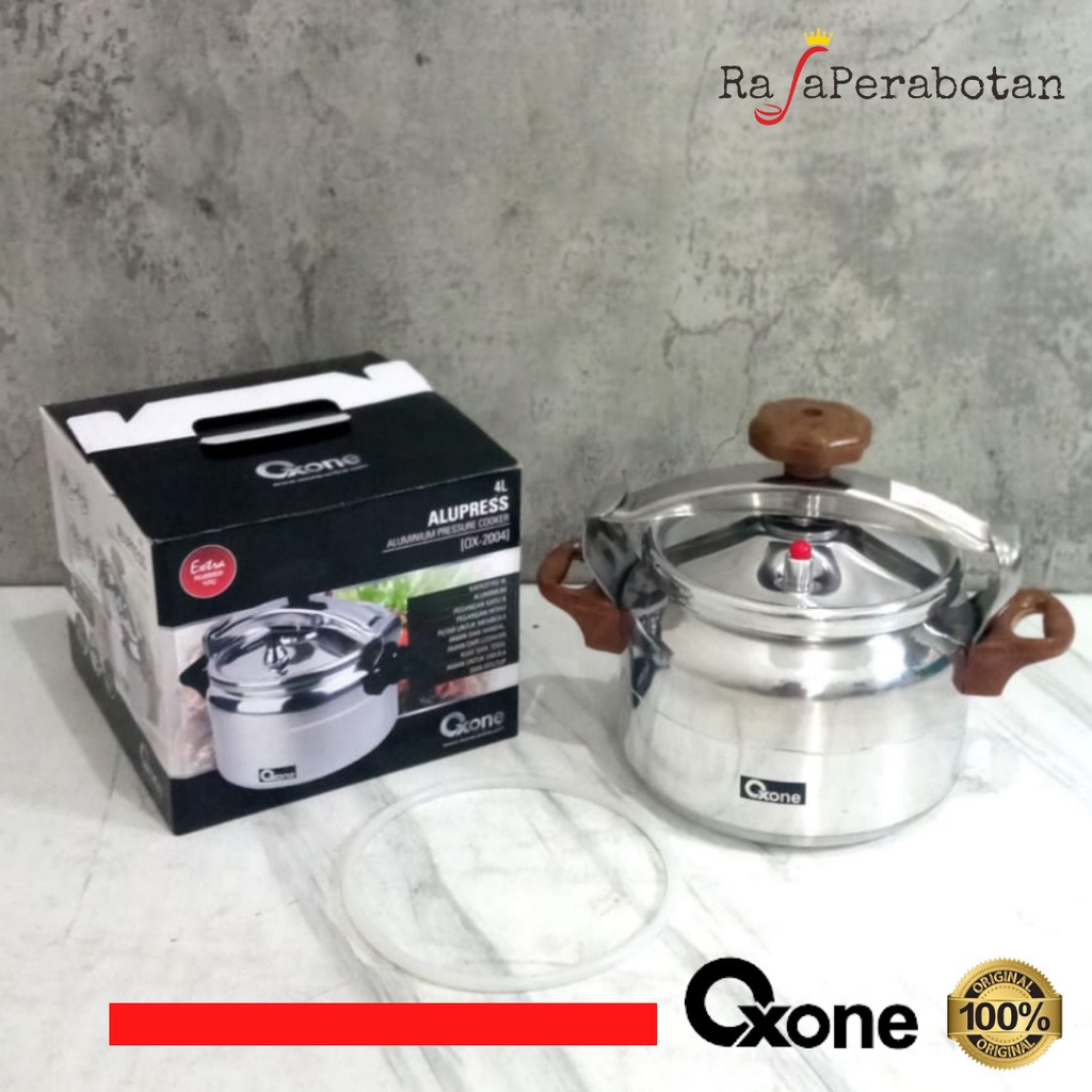Jual Oxone OX2012 Panci Presto 12 Liter Alumunium Pressure Cooker OX-2012 Original | Shopee ...