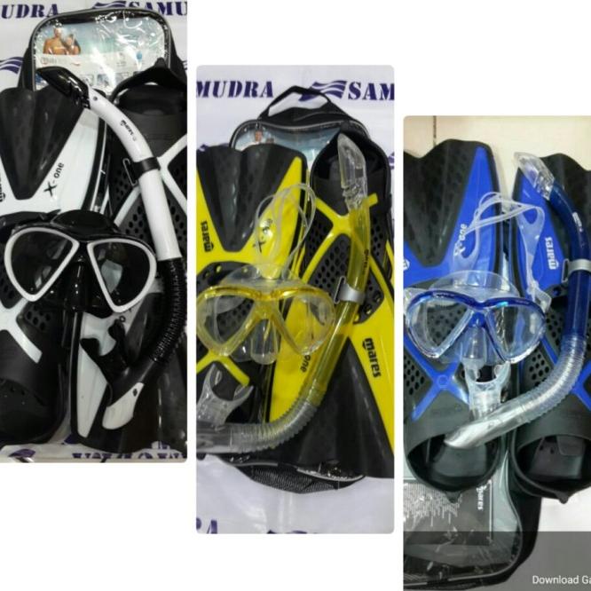 Jual Alat Selam Paket Mares X-One Termsk Fin,Snokel Dan Masker Free Tas ...