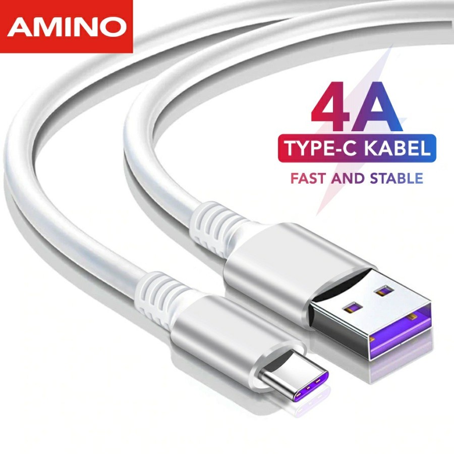 Jual AMINO Kabel Data Type C Fast Charging 4A Cable PD QC 3.0 fast ...