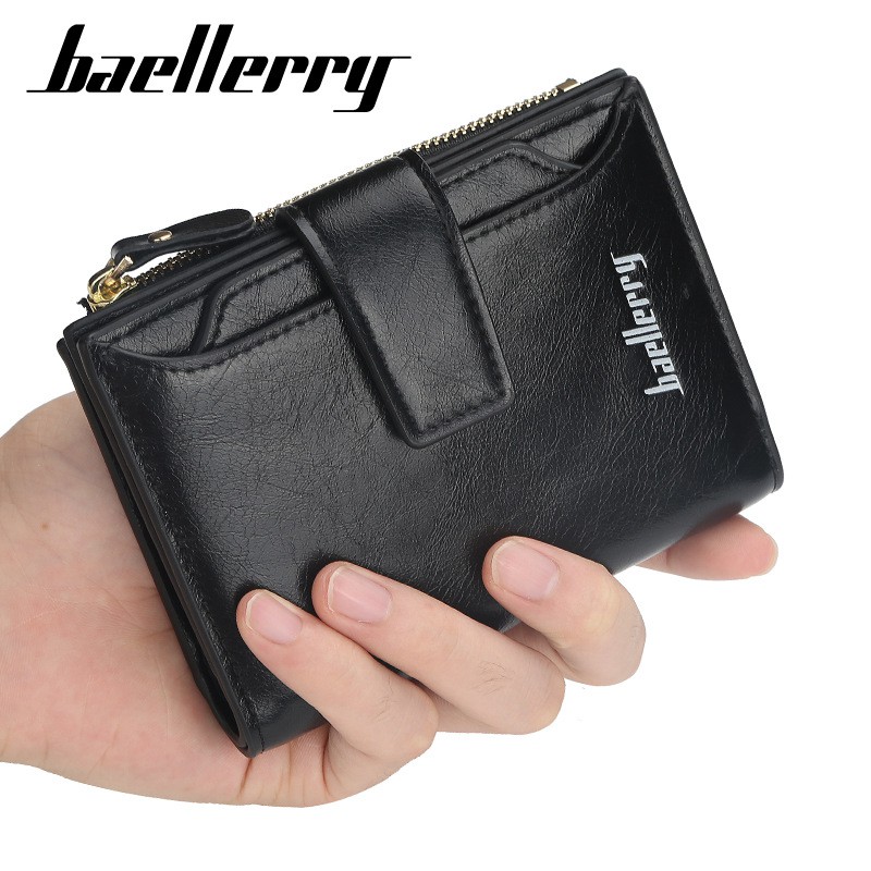 Jual DOMPET BAELLERRY ORIGINAL WANITA KECIL KULIT HITAM PREMIUM BRANDED ...