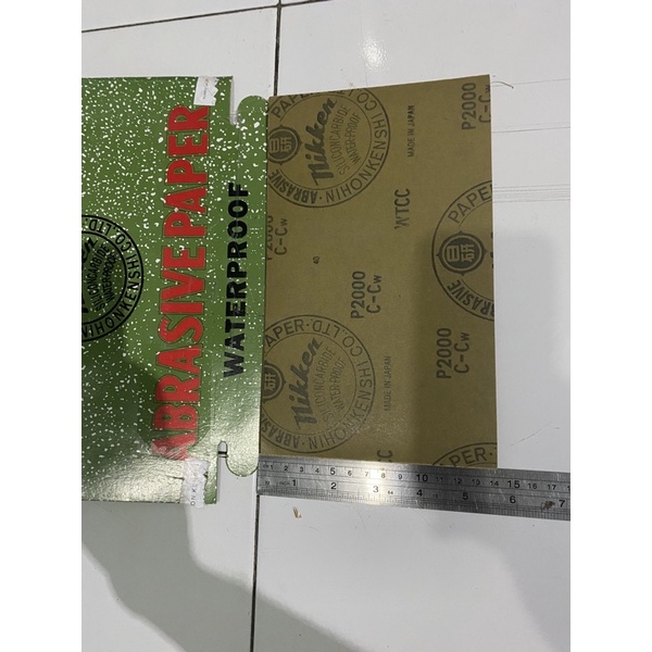 Jual amplas nikken 1/2 lembar grit 2000 nano burn coating | Shopee ...