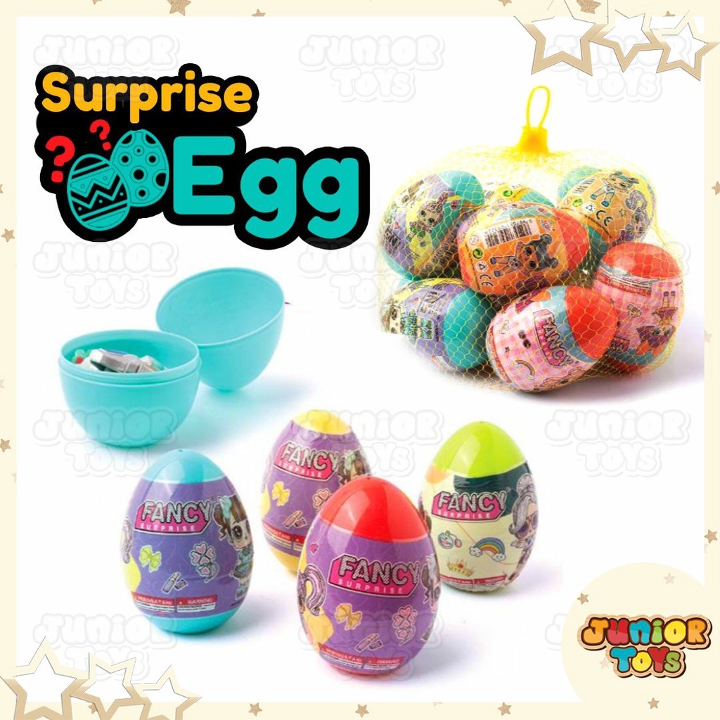 Jual Surprise Egg Mainan Telur Teluran Hadiah Kejutan isi Mainan ...