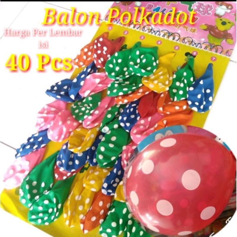 Jual balon tiap isi 40 | Shopee Indonesia