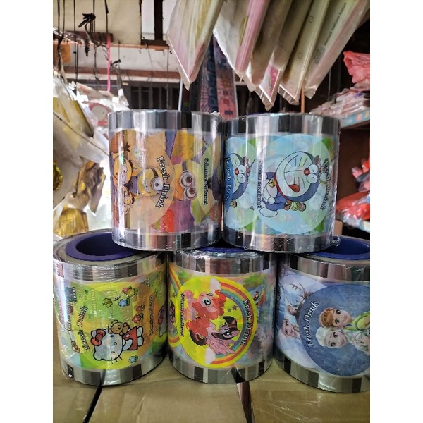 Jual PLASTIK LID CUP SEALER CUP POLOS KARTUN BUAH DRINK 4in 1 PLASTIK ...
