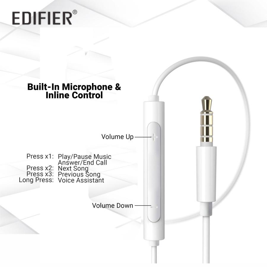 Jual Edifier Earphone USB Type C with Remote and Microphone | Shopee ...