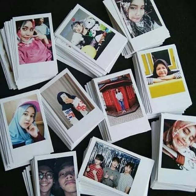 Jual CETAK FOTO POLAROID Ukuran Mini (2R) Sehari Jadi. Anti Air. Anti ...