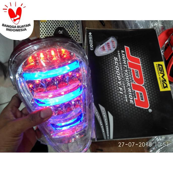 Jual Lampu Stop Scoopy FI LED Lampu Belakang Scoopy FI Stoplamp LED ...