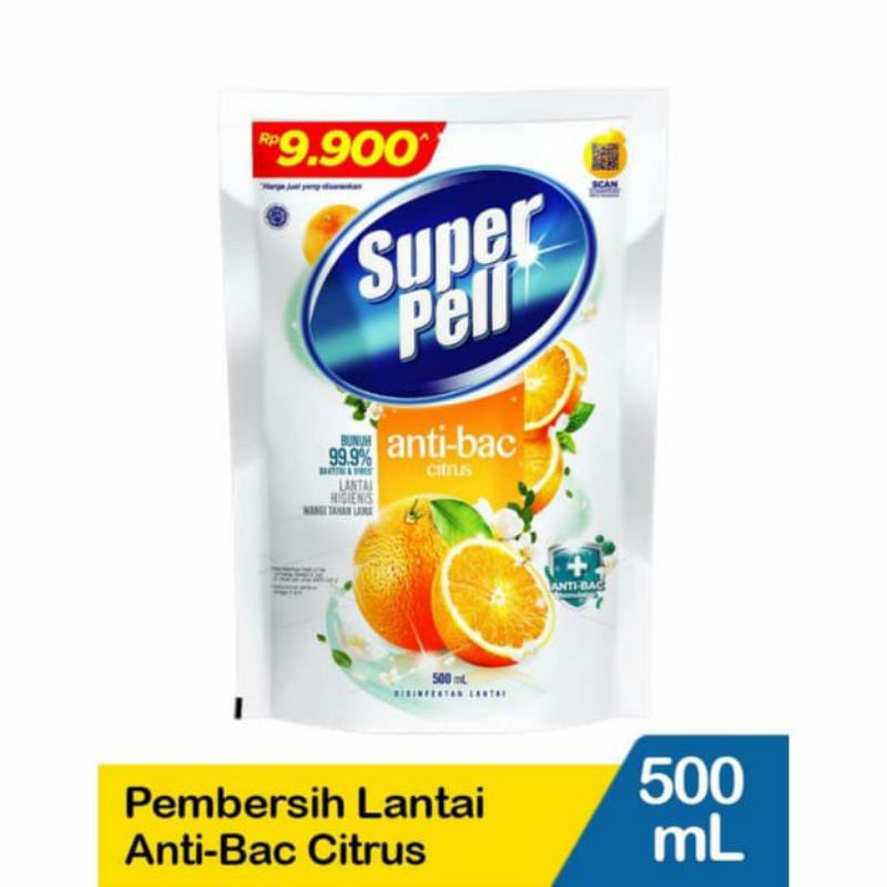 Jual Super pell pembersih lantai anti bakteri 500 ml | Shopee Indonesia