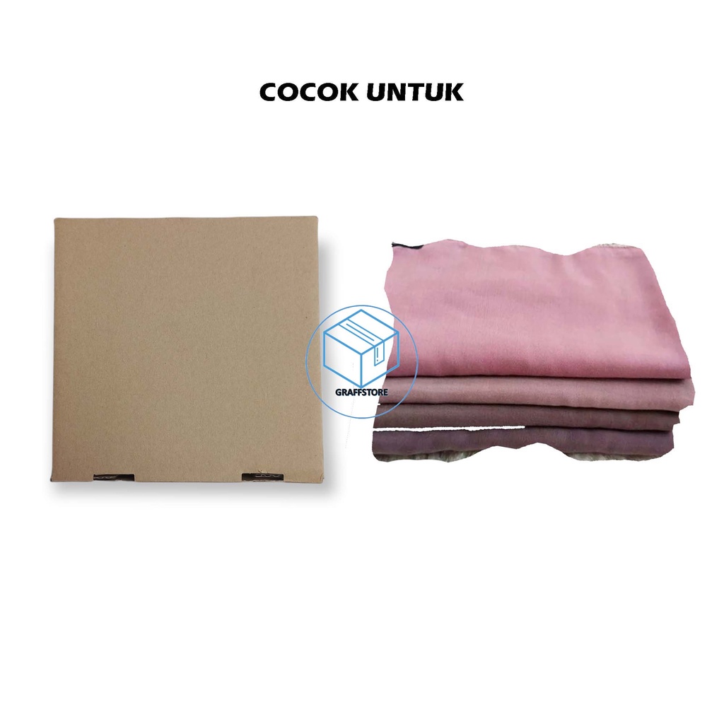 Jual Box Pizza 20x20x5 / Kardus Polos / Box Polos / Box Packing ...