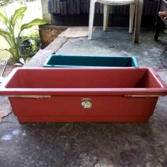 Jual POT PLASTIK PANJANG UKURAN 20X50 CM LION STAR | Shopee Indonesia