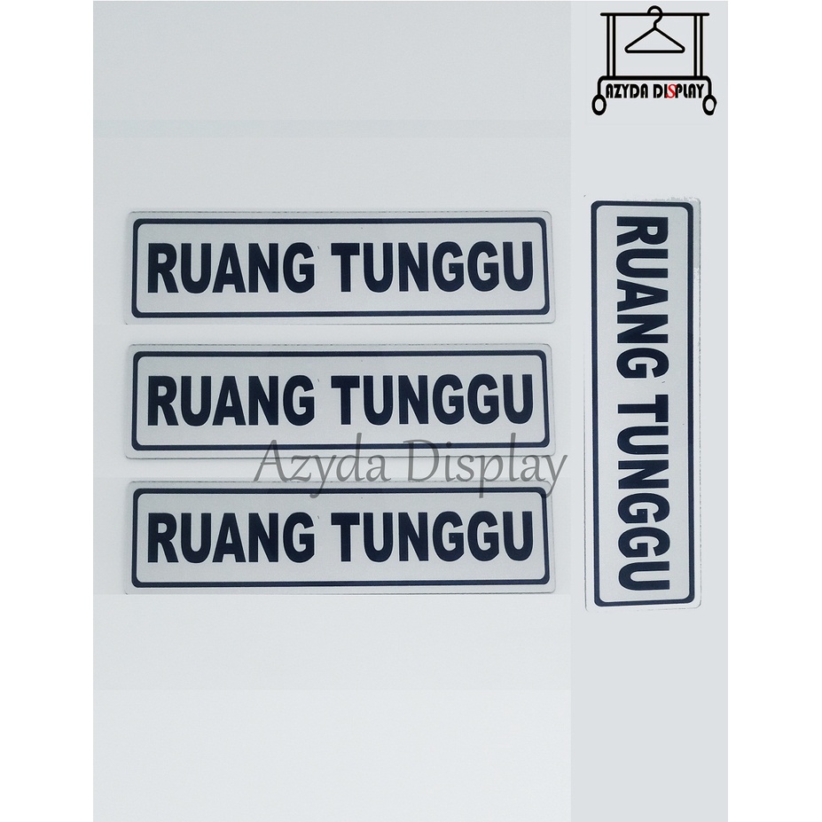 Jual Label Stiker Akrilik Papan Stiker Tempel Pintu Tulisan dinding ...