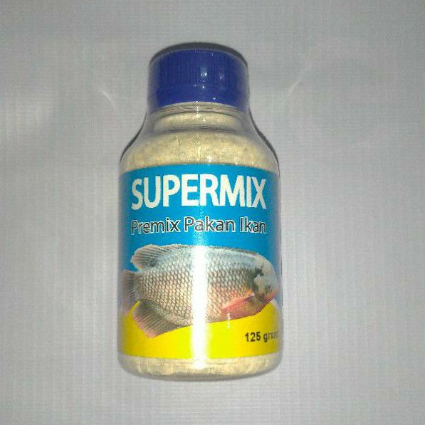 Jual SUPERMIX PREMIX PAKAN IKAN 125gr MULTI VITAMIN ASAM AMINO MINERAL ...