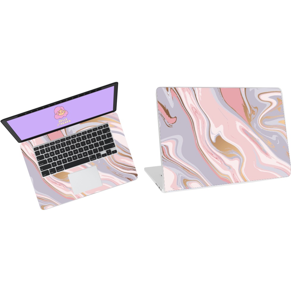 Jual Garskin Sticker Laptop Cover Protector Notebook Skin Garskin Pink ...