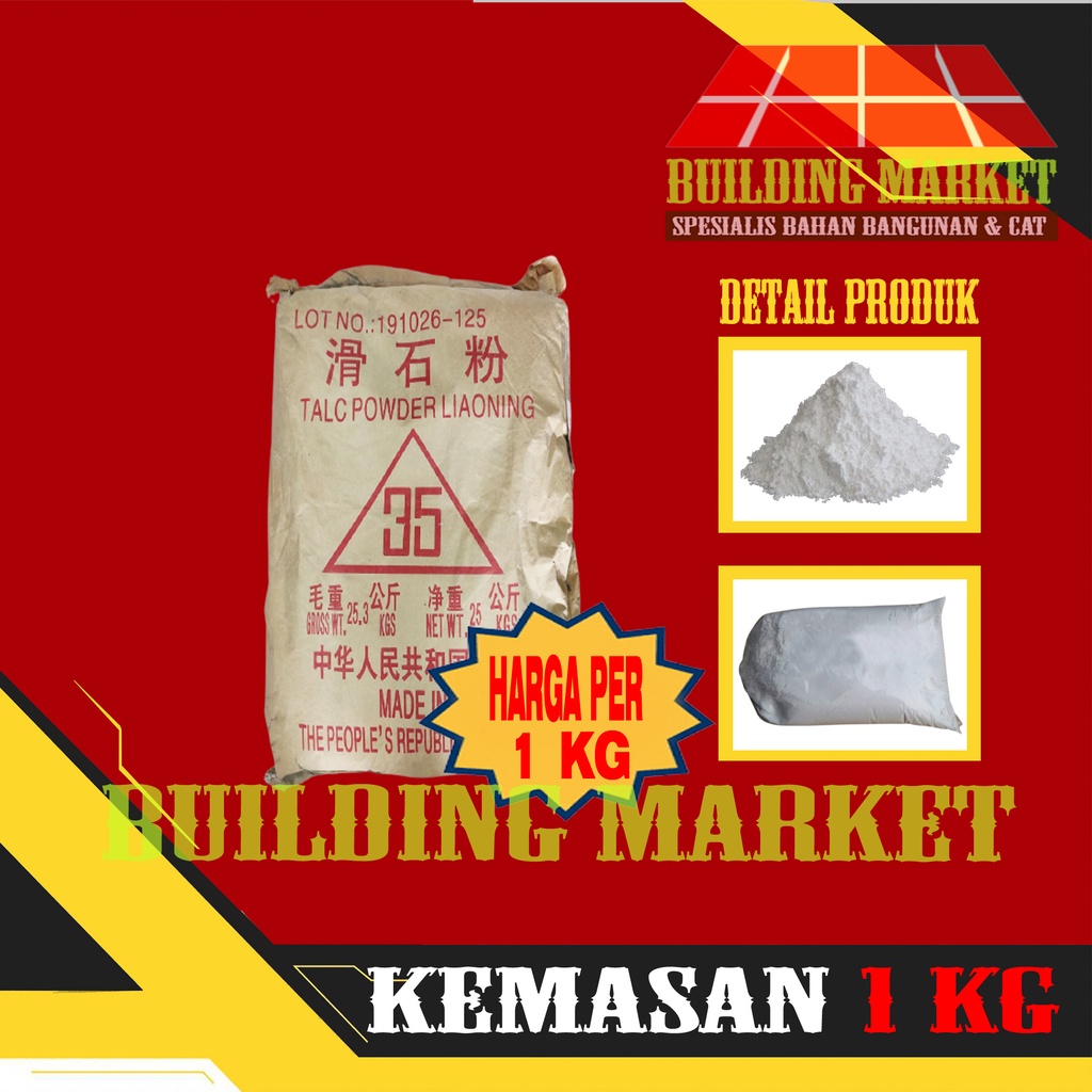 Jual DEMPUL TALC DUCO TALEK DUCO TALC POWDER CAMPURAN RESIN TALK DUCO 1 KG | Shopee Indonesia