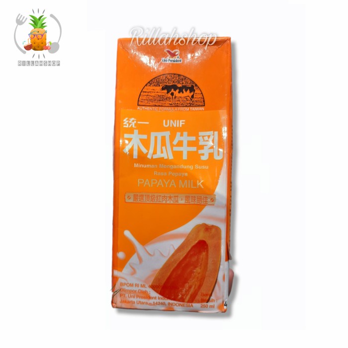 Jual Uni President Papaya Milk (250Ml) | Shopee Indonesia