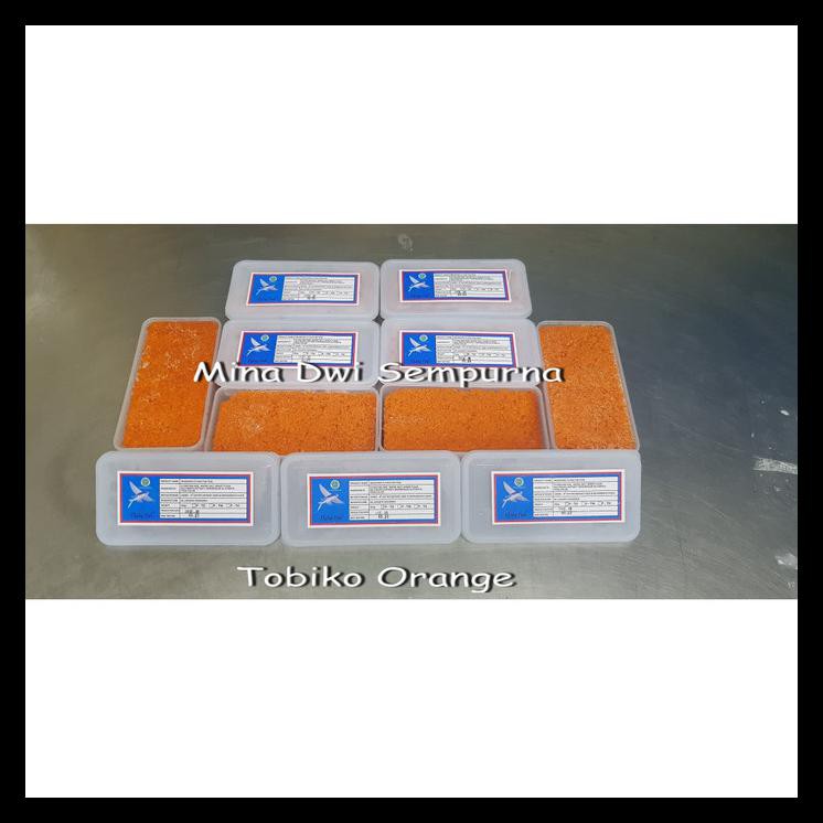 Jual New Produk Tobiko Orange Flying Fish Roe 500 Gr / Telur Ikan ...