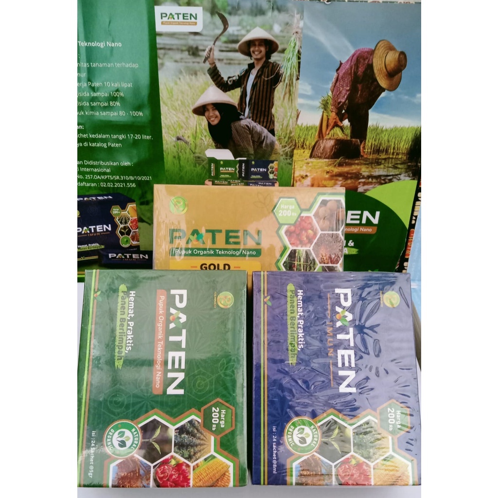 Jual PUPUK ORGANIK TEKNOLOGI NANO 1 BOX ( 24 SACHET ) PUPUK PATEN ...