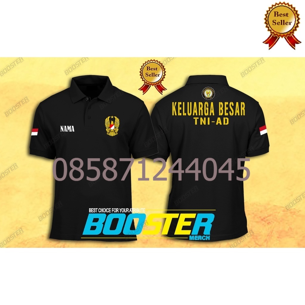 Jual Polo Kaos Kerah Wangki Keluarga Besar Tni AD | Shopee Indonesia