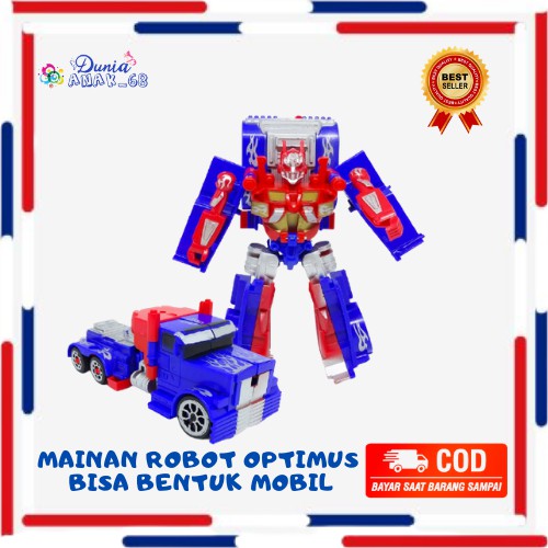 Jual Mainan Anak Super Robot bisa berubah Jadi Mobil (Dunia Anak 010 ...