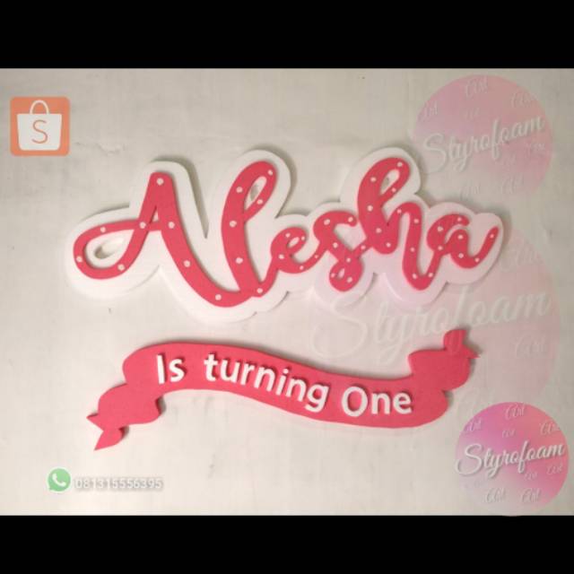Jual Styrofoam nama / tulisan | Shopee Indonesia